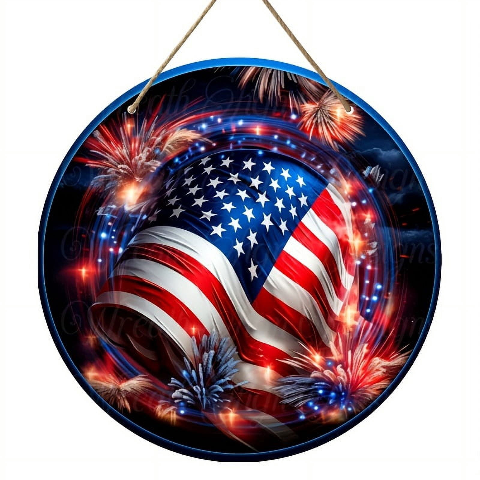 1pc, American Flag, Patriotic, Fourth Of July, Independence Day Wood ...