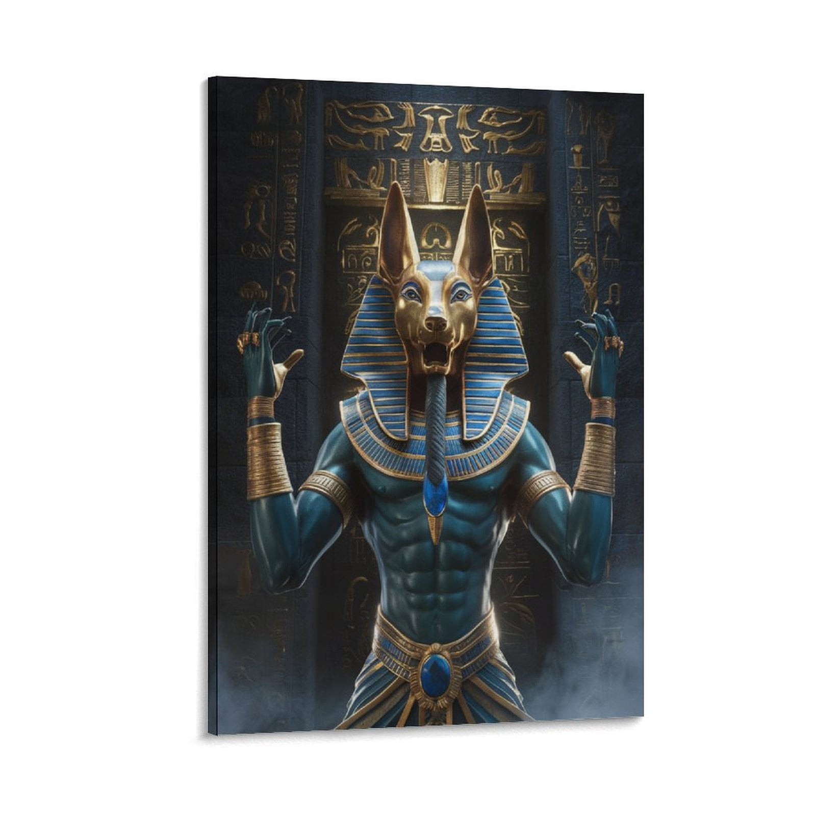1pc Ancient Egyptian God of Death Pictures Print Wall Art With ...