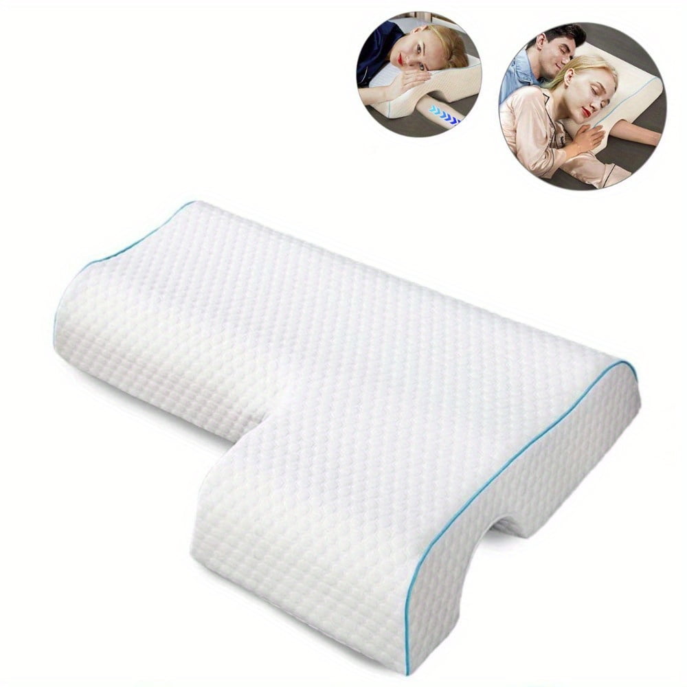 1pc Arched Cuddle Pillow with Slow Rebound Memory Foam for Couples ...