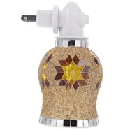 White Ceramic Plug-in Night Light Home Decor -D - Walmart.com