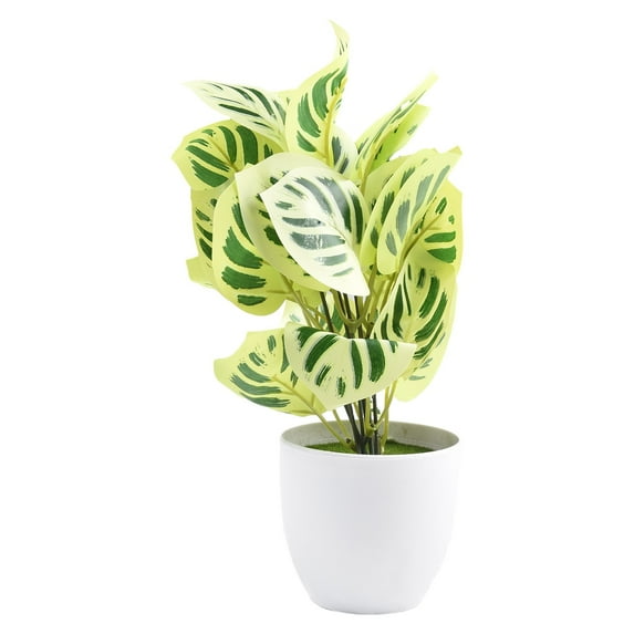 1pc Artificial Bonsai Flower Foliage Plant Potted Home Living Room ...