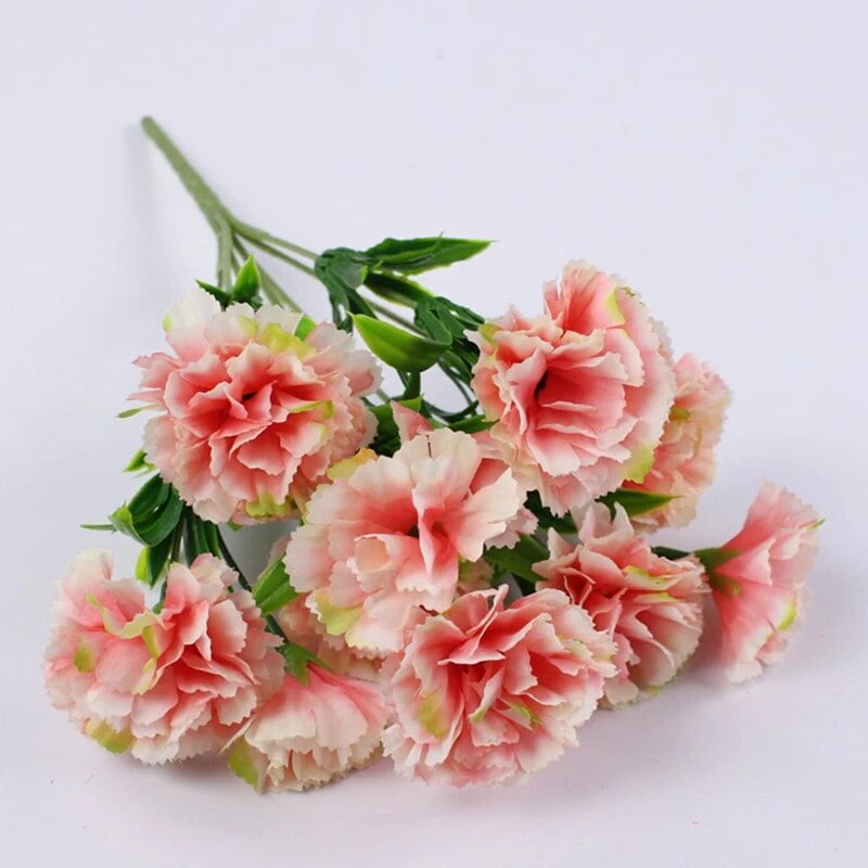 1pc Artificial Carnation Flowers, Fake Flower Bouquet Bridal ...