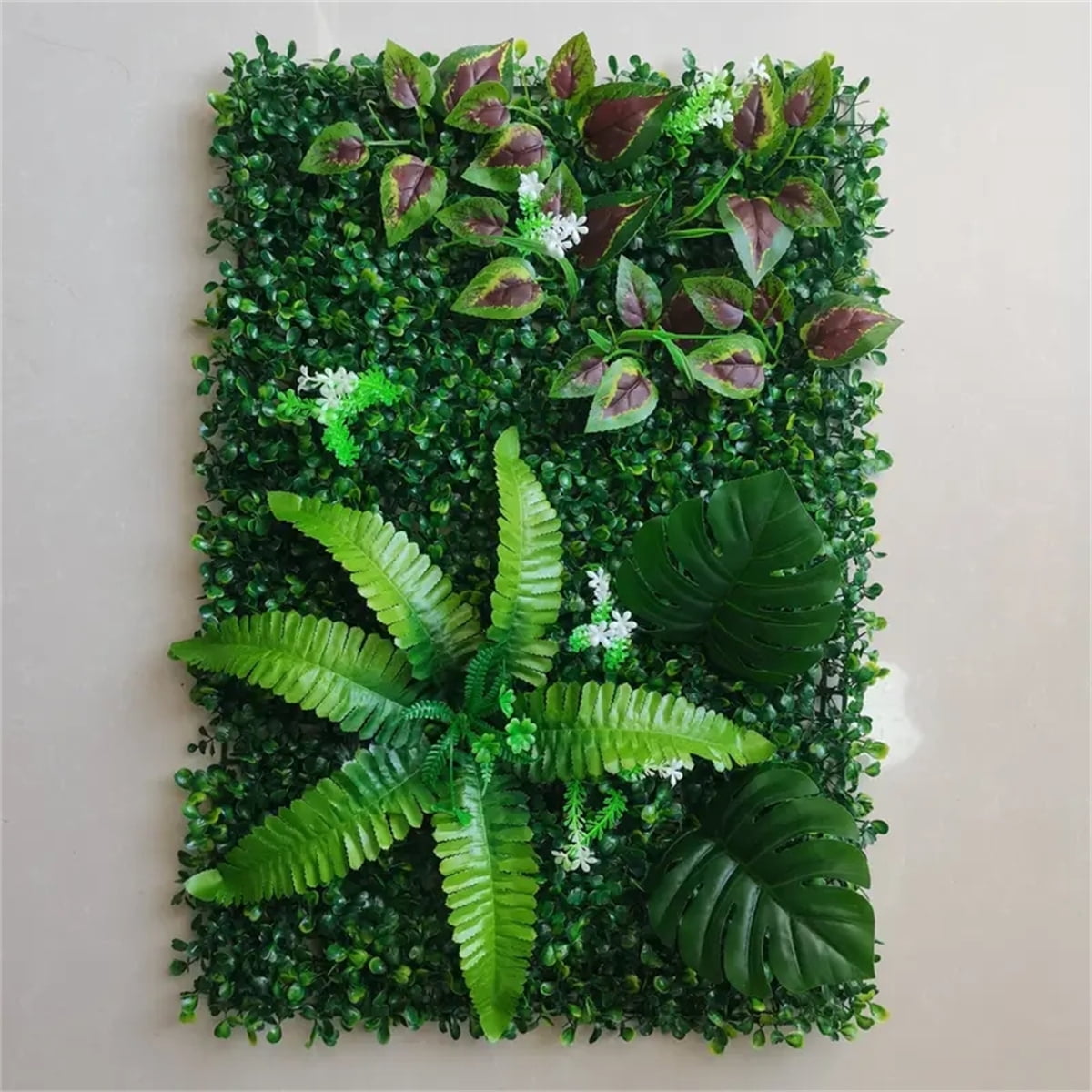 1pc Artificial Green Plant Wall Panel 3D Bionic Plant Background ...