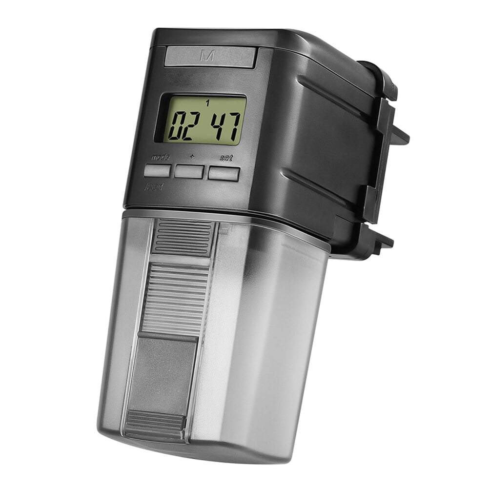 1pc Automatic Fish Feeder Adjustable Fish Food Dispenser Aquarium Fish ...