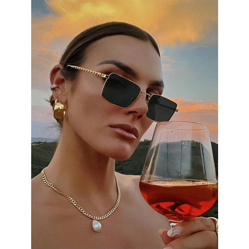 1pc Avant-Garde Twisted Cable Leg Fashion Fashion Glasses For ...