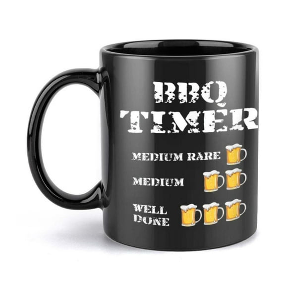 1pc BBQ Timer Beer Chart 11oz Ceramic Coffee Mug All Seasons Ideal ...