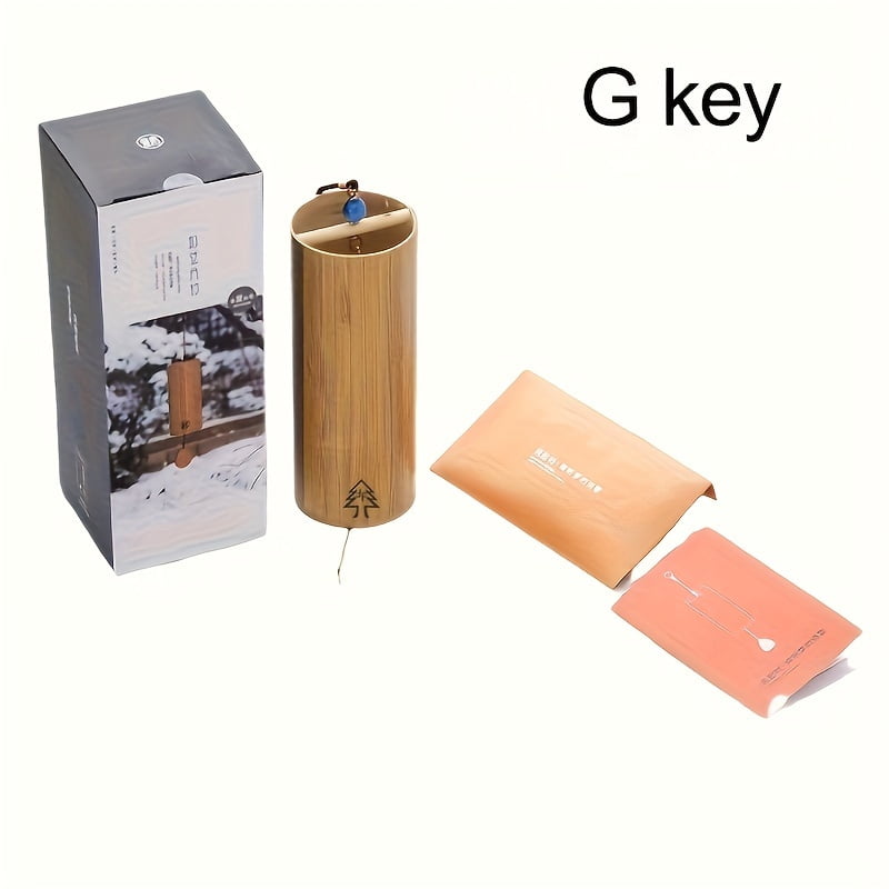 1pc Bamboo Wooden Wind Chimes, Musical Notes & Chord Japanese-Style ...