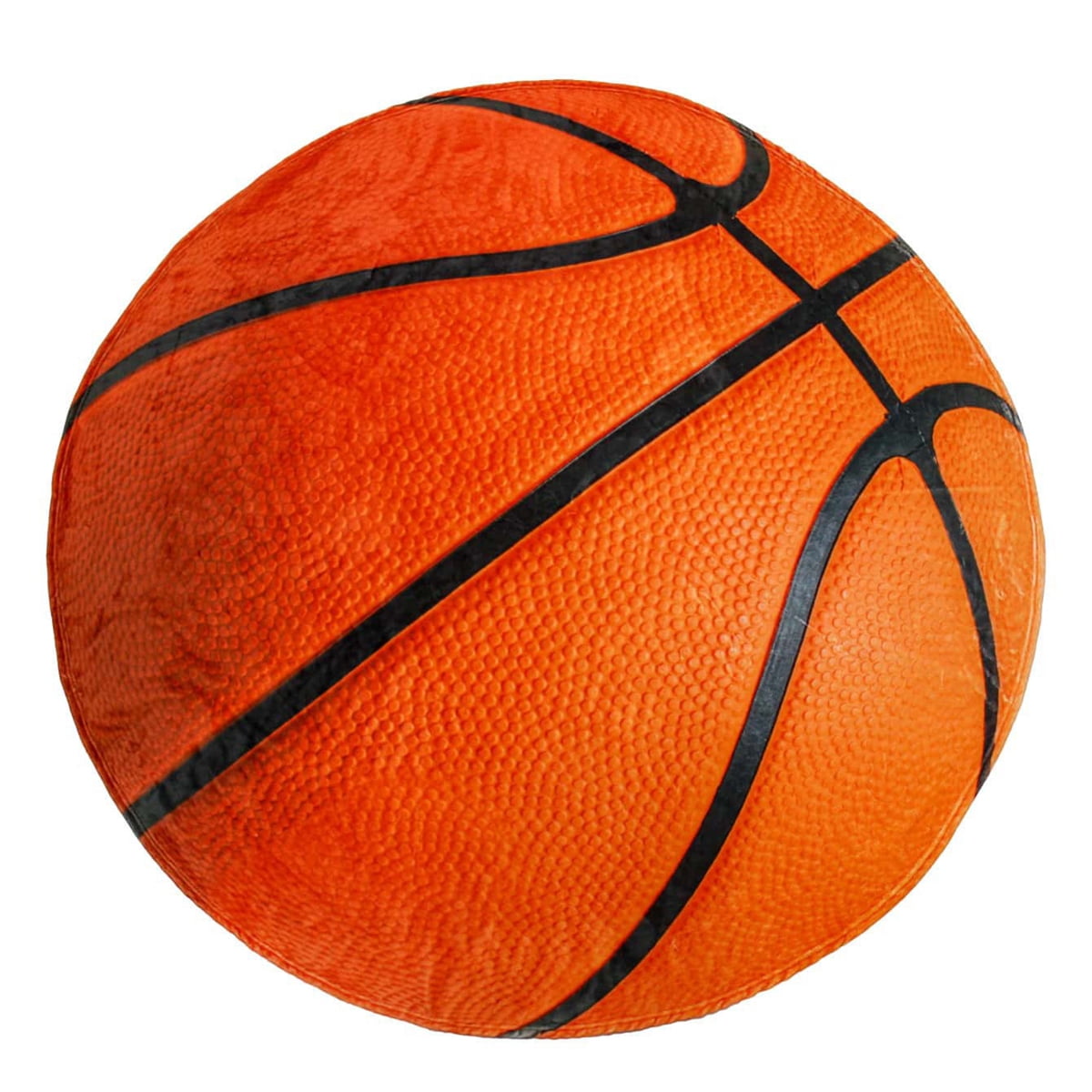 1pc Basketball Football Print Blanket, Funny Ball Flannel Round Blanket ...