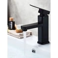 1pc Bathroom Black Faucets Hot And Cold Mixer Faucets Vanity Bathroom ...