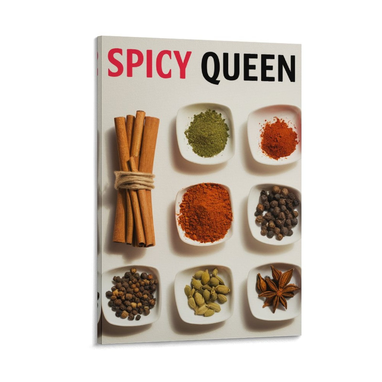 1pc Be A Spicy Queen Show Off Yor Cooking Skills 3 Pictures Print Wall ...