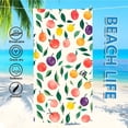 1pc Beach TowelFruit Pattern Beach Towel, Large Colorful Beach Towel ...