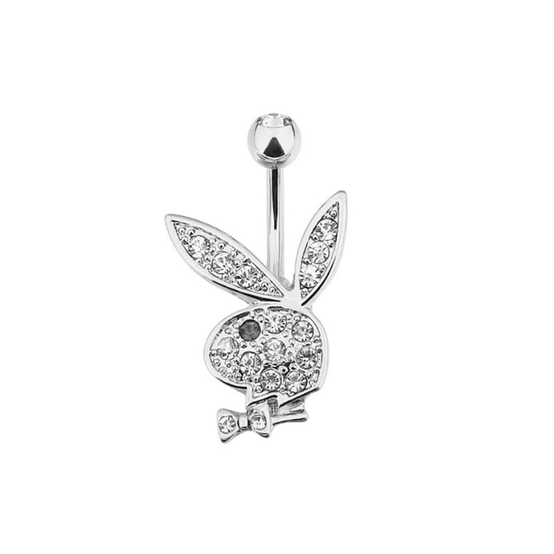 1pc Belly Button Rings Bunny Navel rings Gold color Rabbit Belly Rings ...