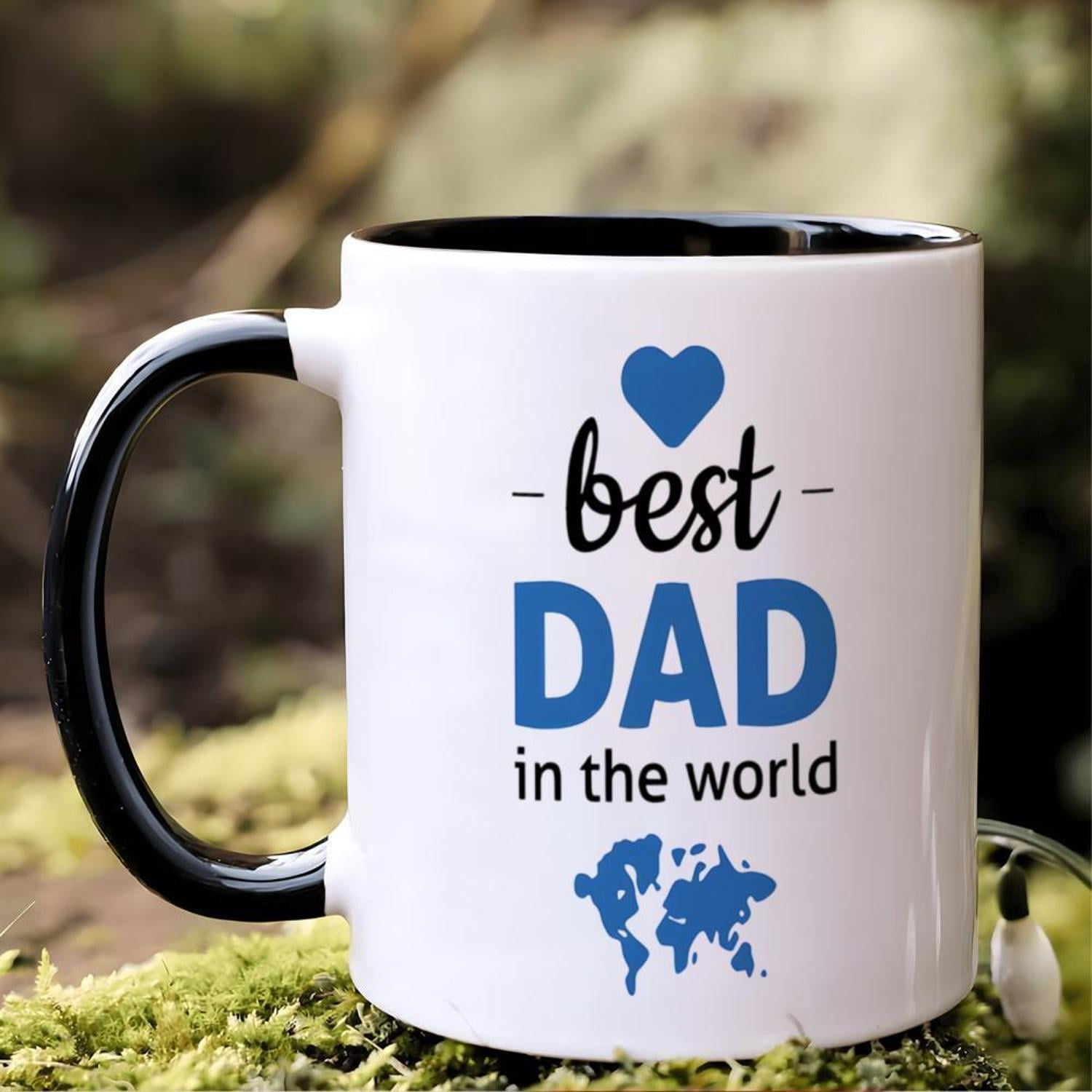 1pc Best Dad in World Ceramic Mug 11oz Father s Day Birthday Present ...