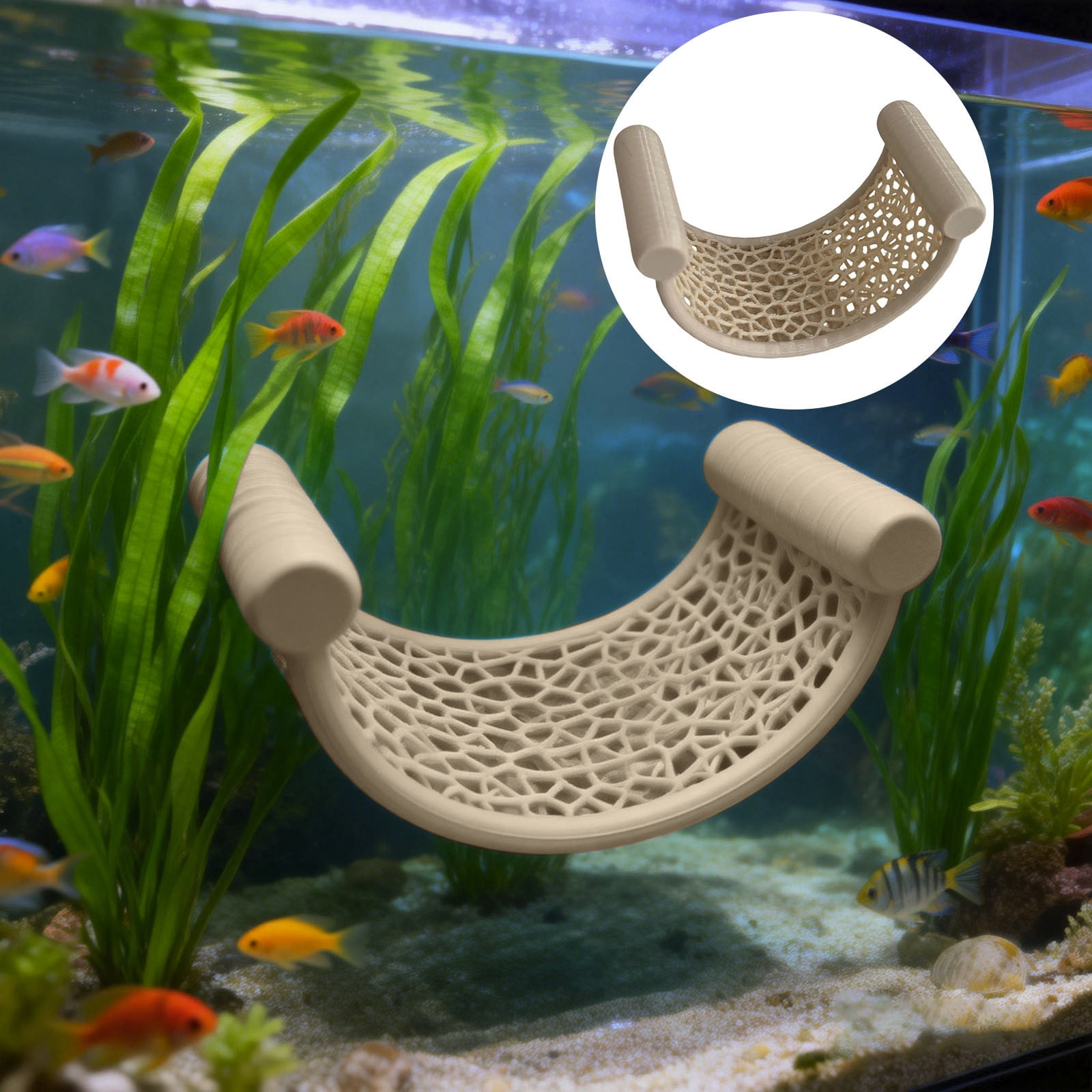 1pc Betta Fish Hammock, Minimalist Floating Rest Platform for Shrimp ...