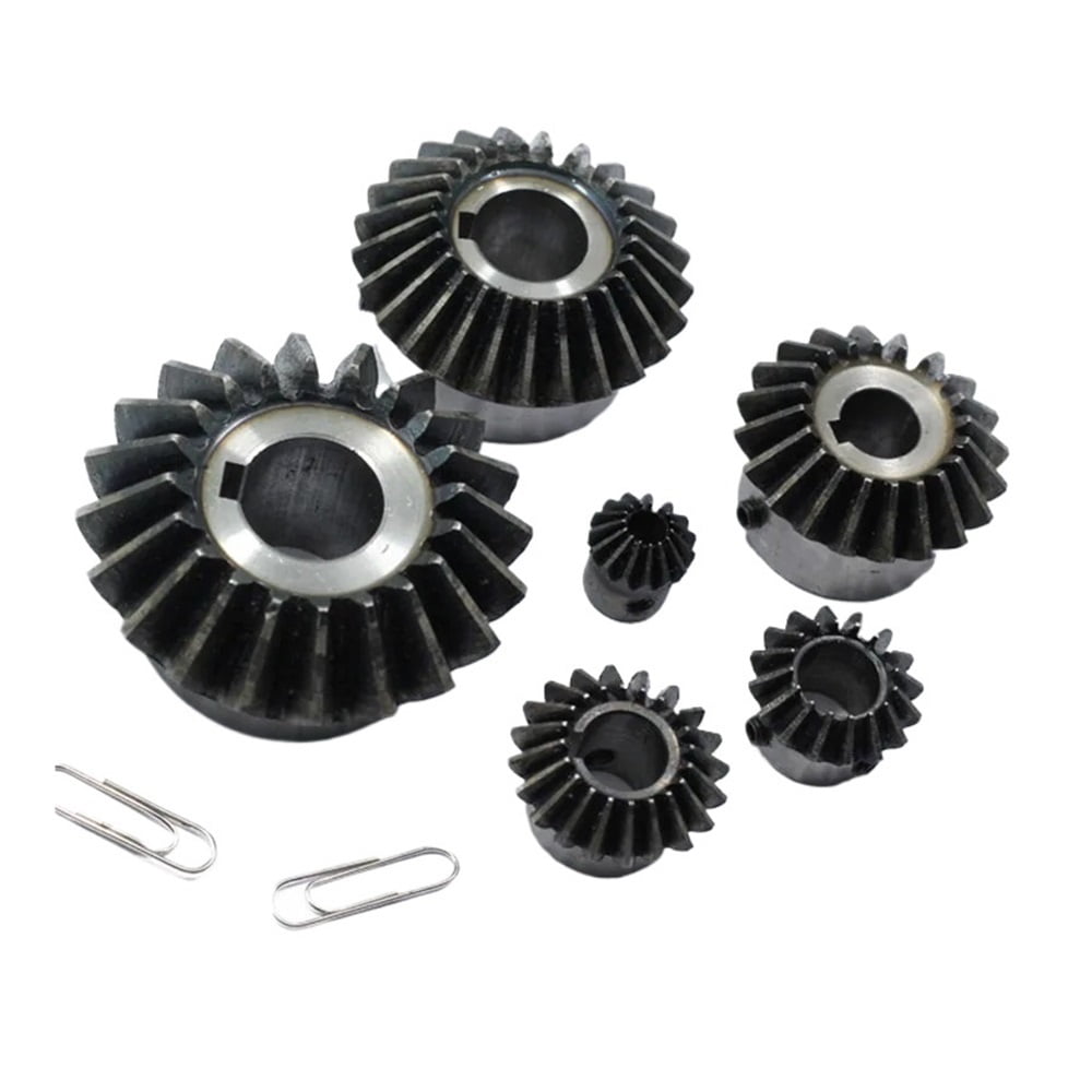 1pc Bevel Gear 1M Module 15/20 Teeth Inner Hole 5/6/7/8mm Gear 90 Degrees Meshing Angle Steel ...