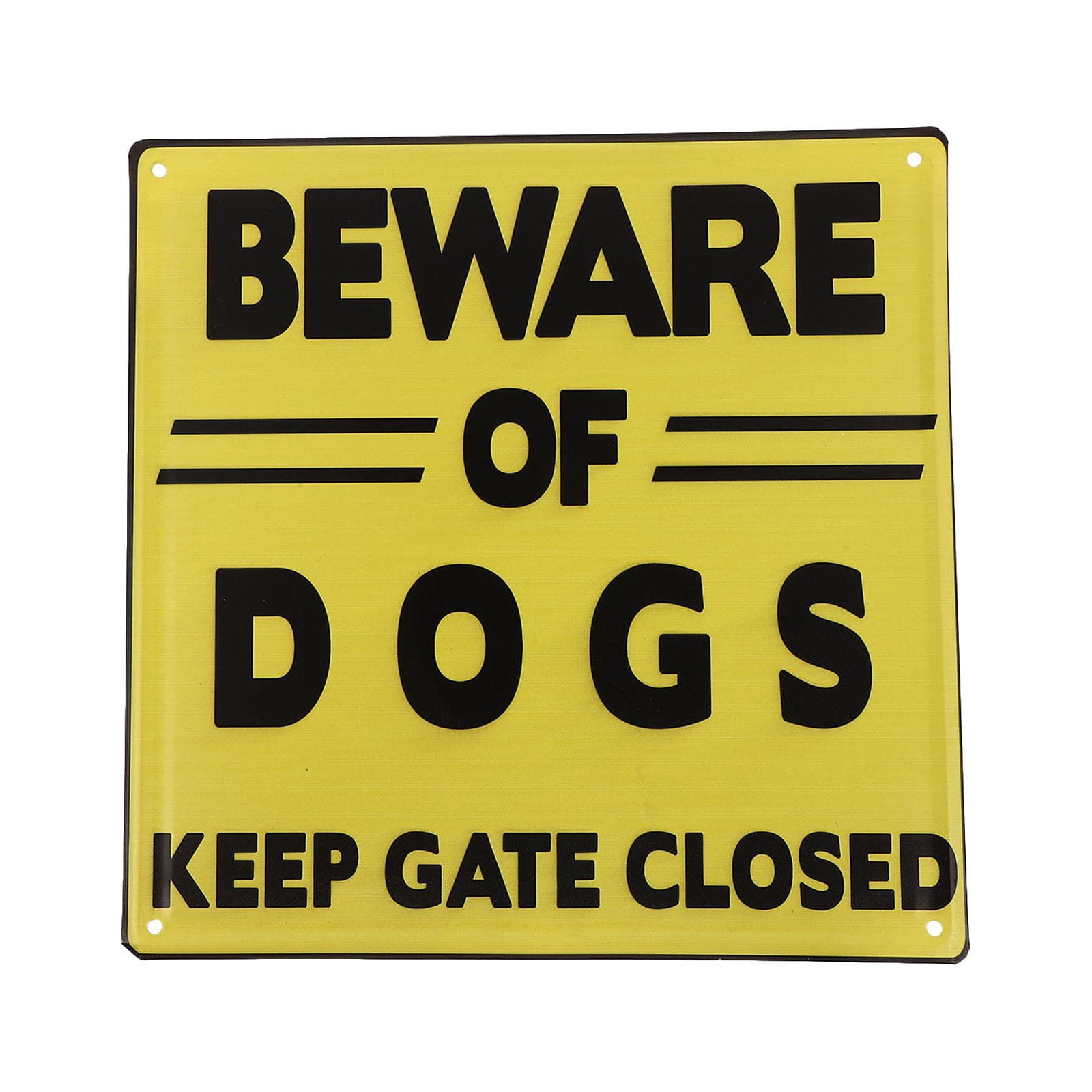 1pc Beware of Dogs Sign Garden Warning Sign Caution Dog Sign Iron ...