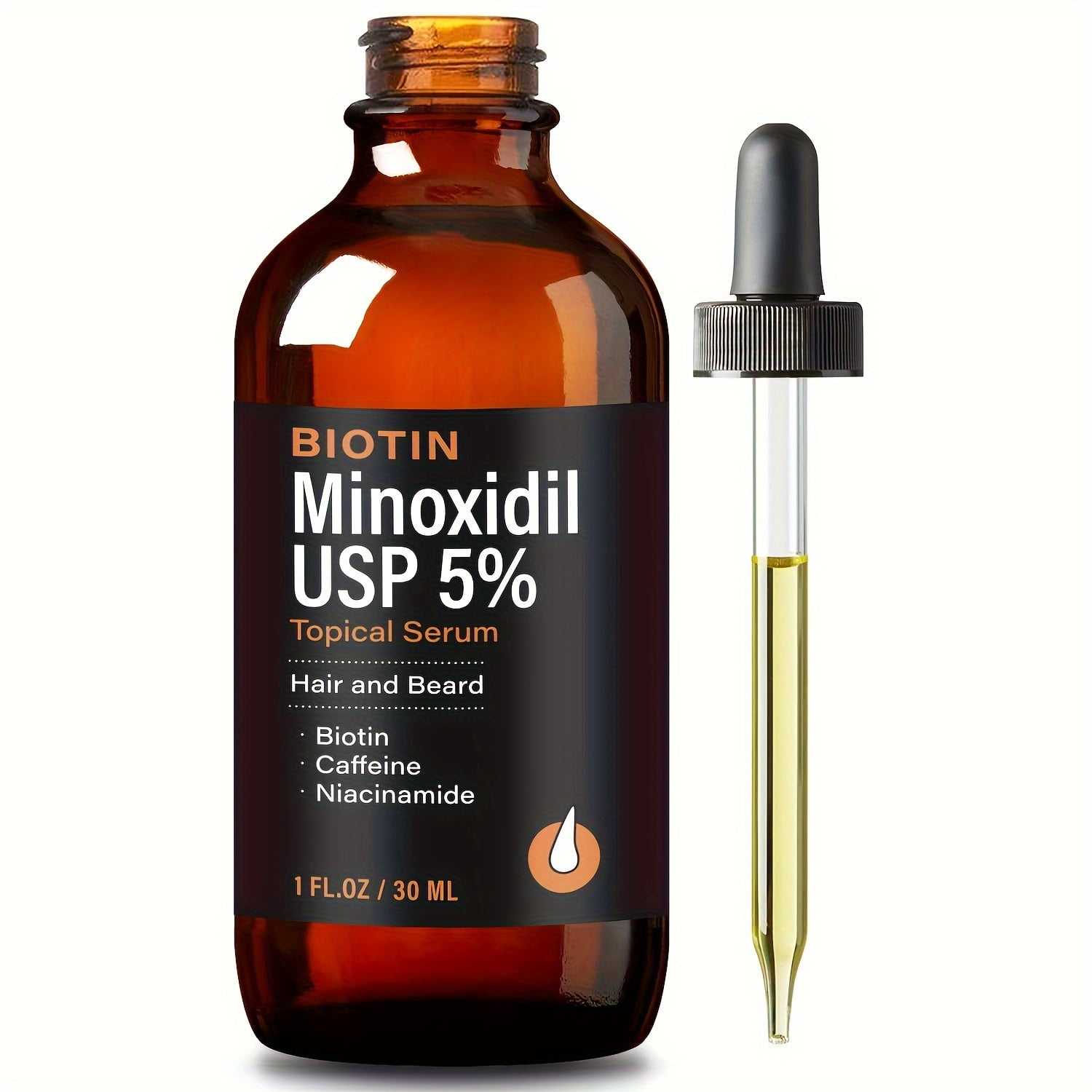1pc Biotin Minoxidil Hair Growth Miracle Serum Rapid Follicle