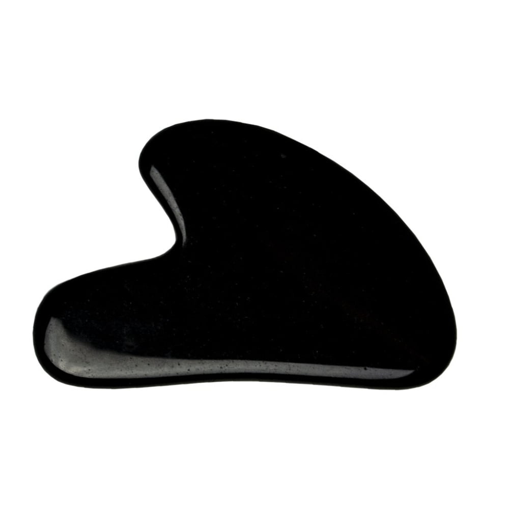 1pc Black Obsidian Gua Sha Boards Scraping Massage Tools Gua Sha Facial ...