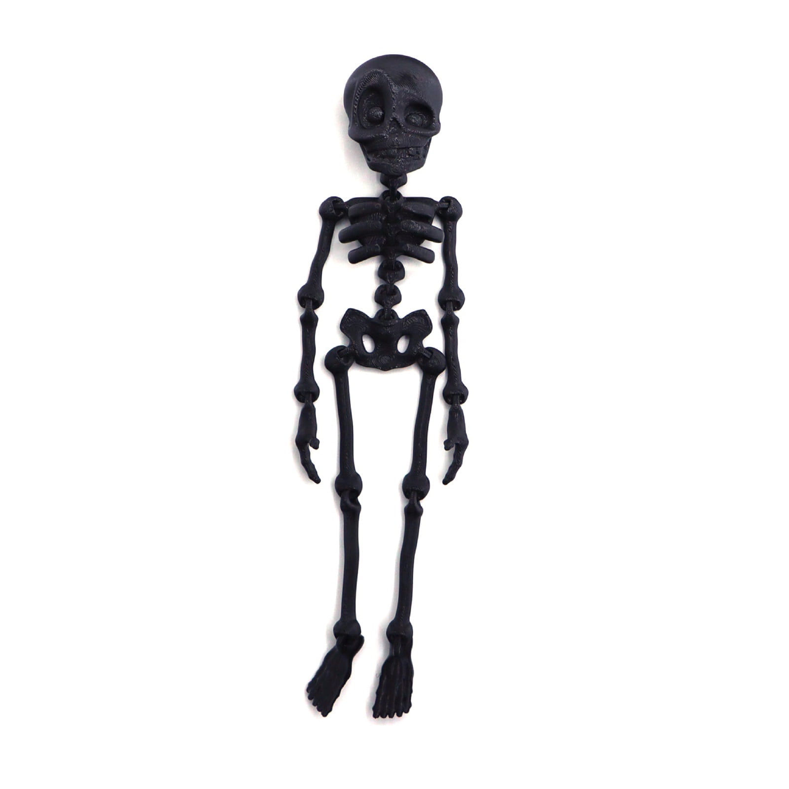 1pc Black Size: 18*3*3cm Regular-sized 3D Printed Skull Human Skeleton ...