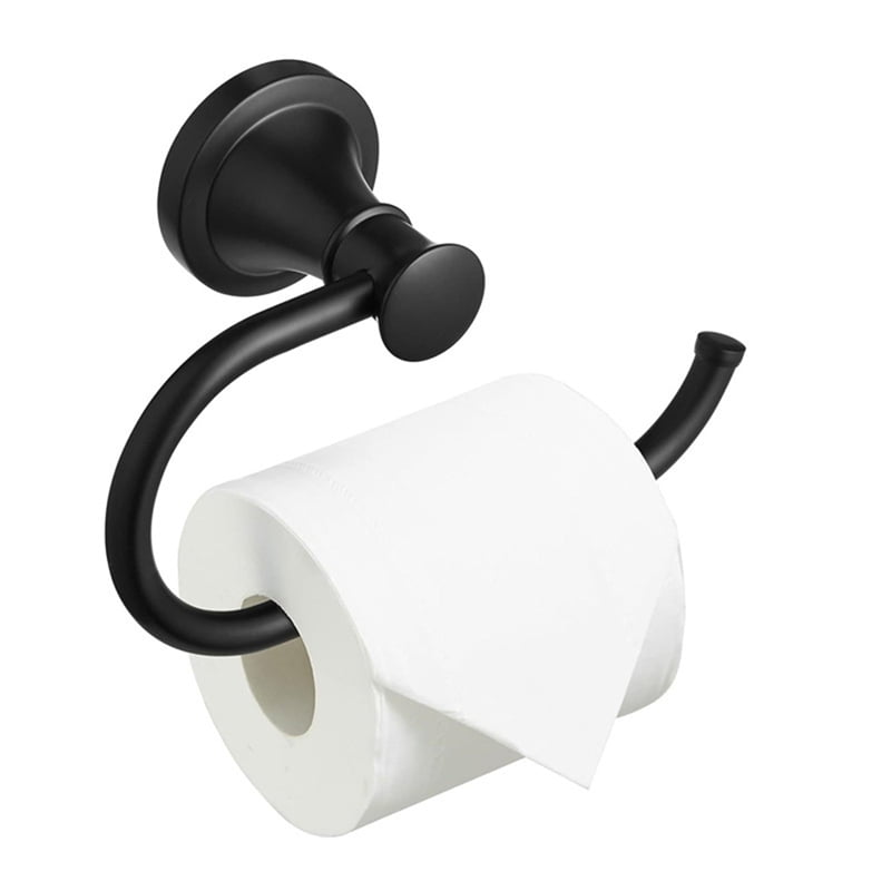 1pc Black Toilet Tissue Paper Holder, Rustproof Stainless Steel ...