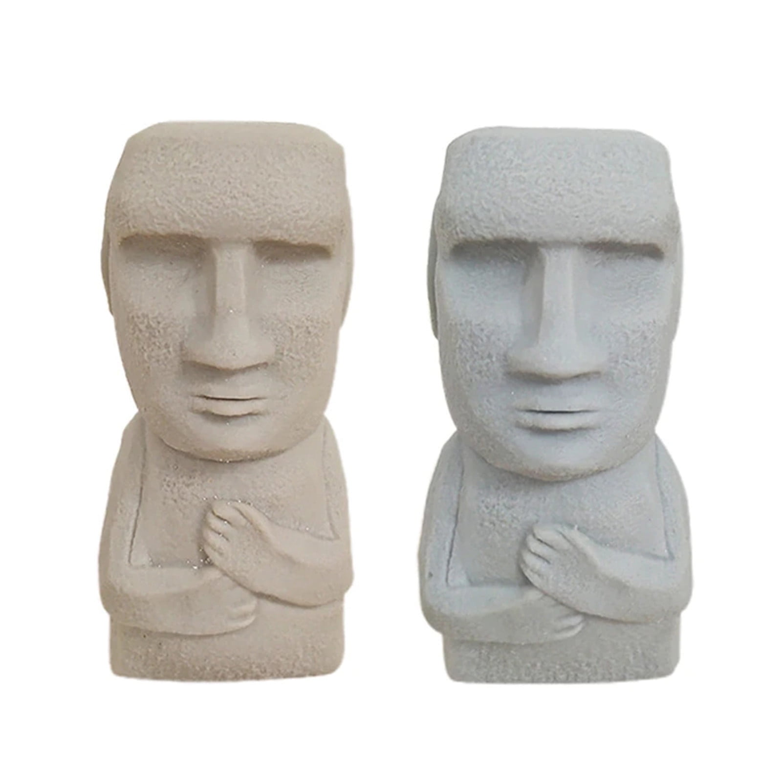 (1pc Blind Box)Easter Island Moai Monolith Sculpture Moai Statues ...