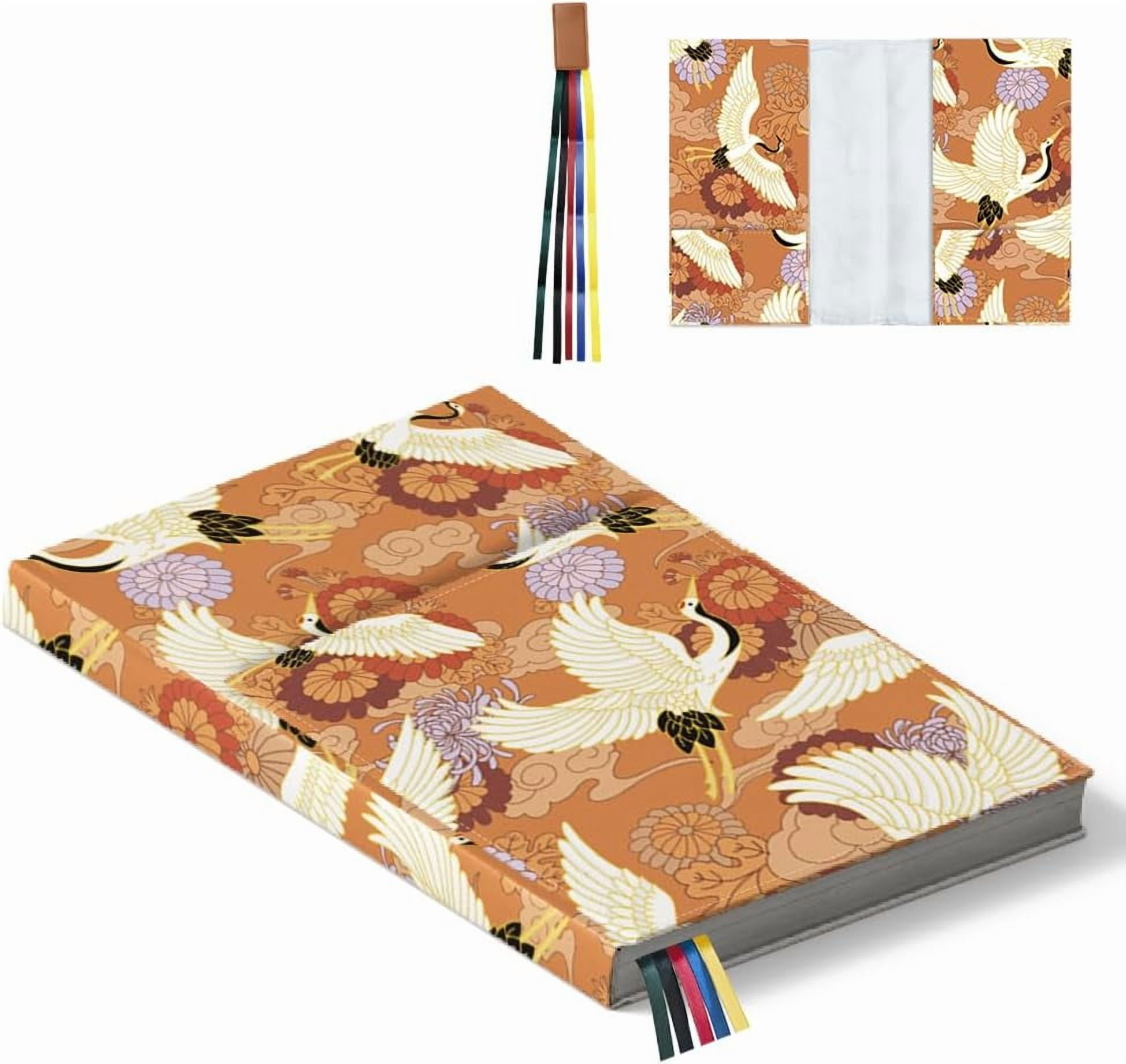 1pc Book Covers for Hardcover 12x8 inch Cranes Book Protector ...