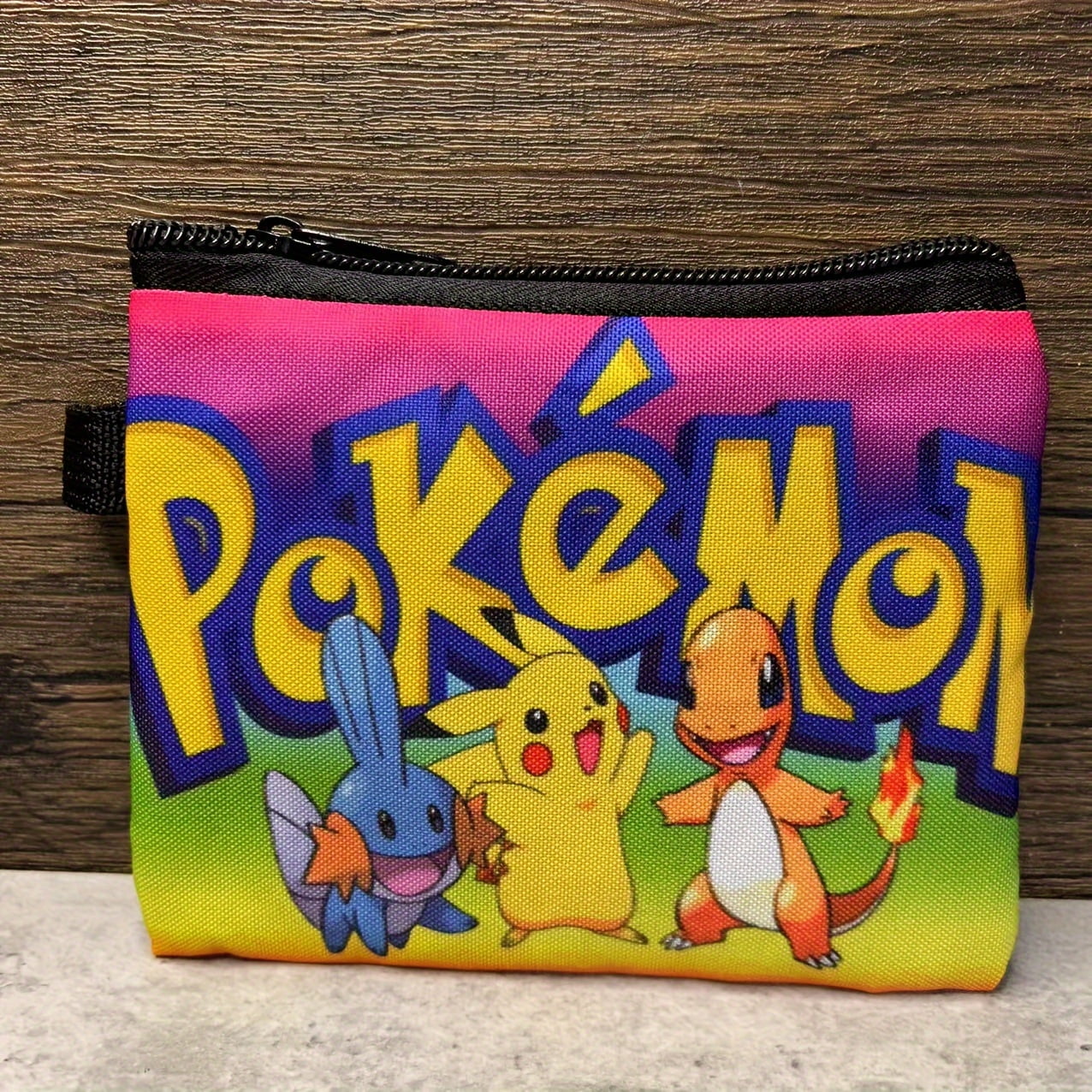 1pc Boy's And Girl's Pokemon New Pikachu Small Wallet, Printing Zipper ...