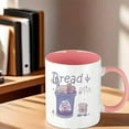 1pc Bread Milk Novelty Coffee Mug 11oz 360ml Cute Cartoon Design with ...