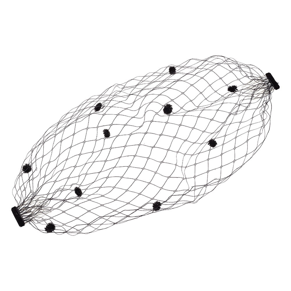 1pc Bridal Birdcage Veil with Fluff Ball Nylon Fascinator Mesh Face ...