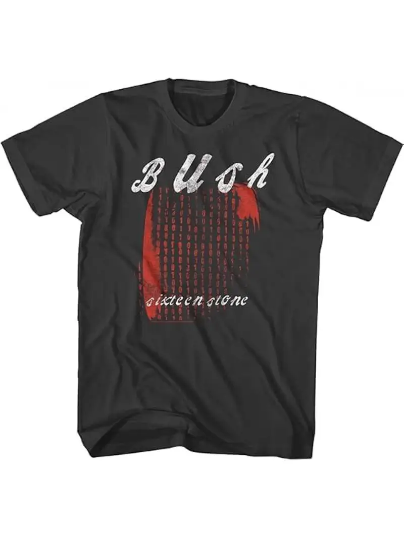 1pc Bush Rock Band Sixteen Stone Album Graphic T-Shirt for Men - 180GSM ...