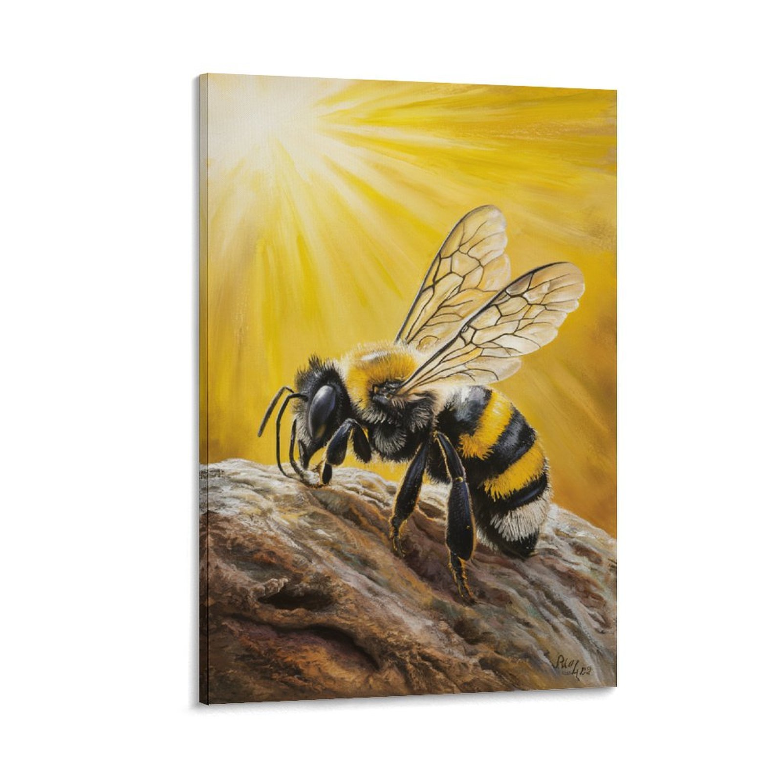 1pc Buzzy Bee 3 Pictures Print Wall Art With Inspirational Quotes For ...