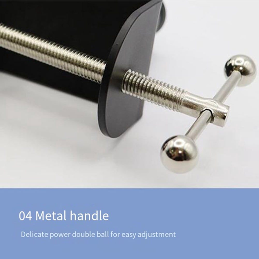 1pc C-shaped Desktop Mounting Clamp Metal Base Heavy Duty Table Lamp I ...
