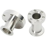 1pc CF Vacuum Adapter KF Flange CF Variable Diameter KF Flange Conversion Flange CF16/CF35/CF63 ...