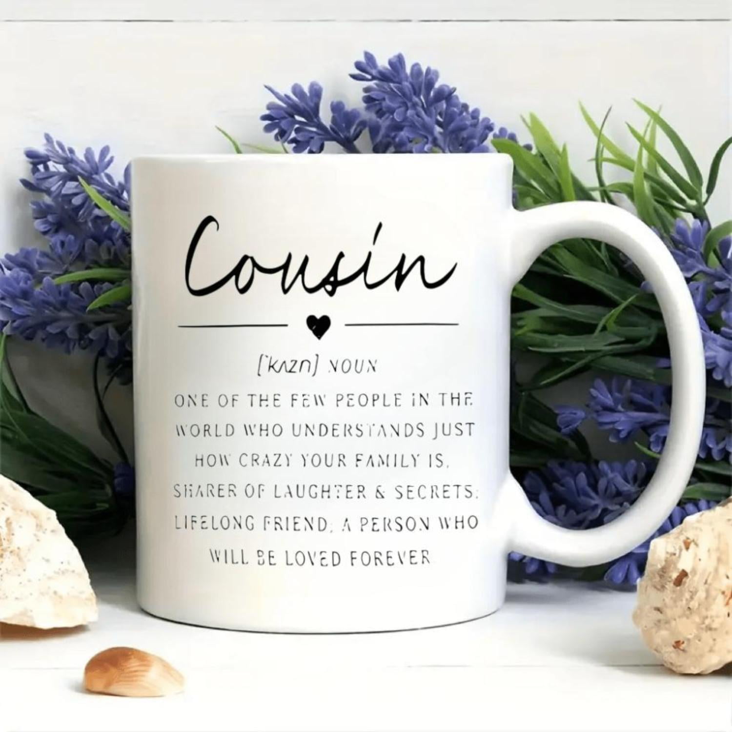 1pc COUSIN Funny humorous mug ceramic mug mug cousin best birthday tea ...