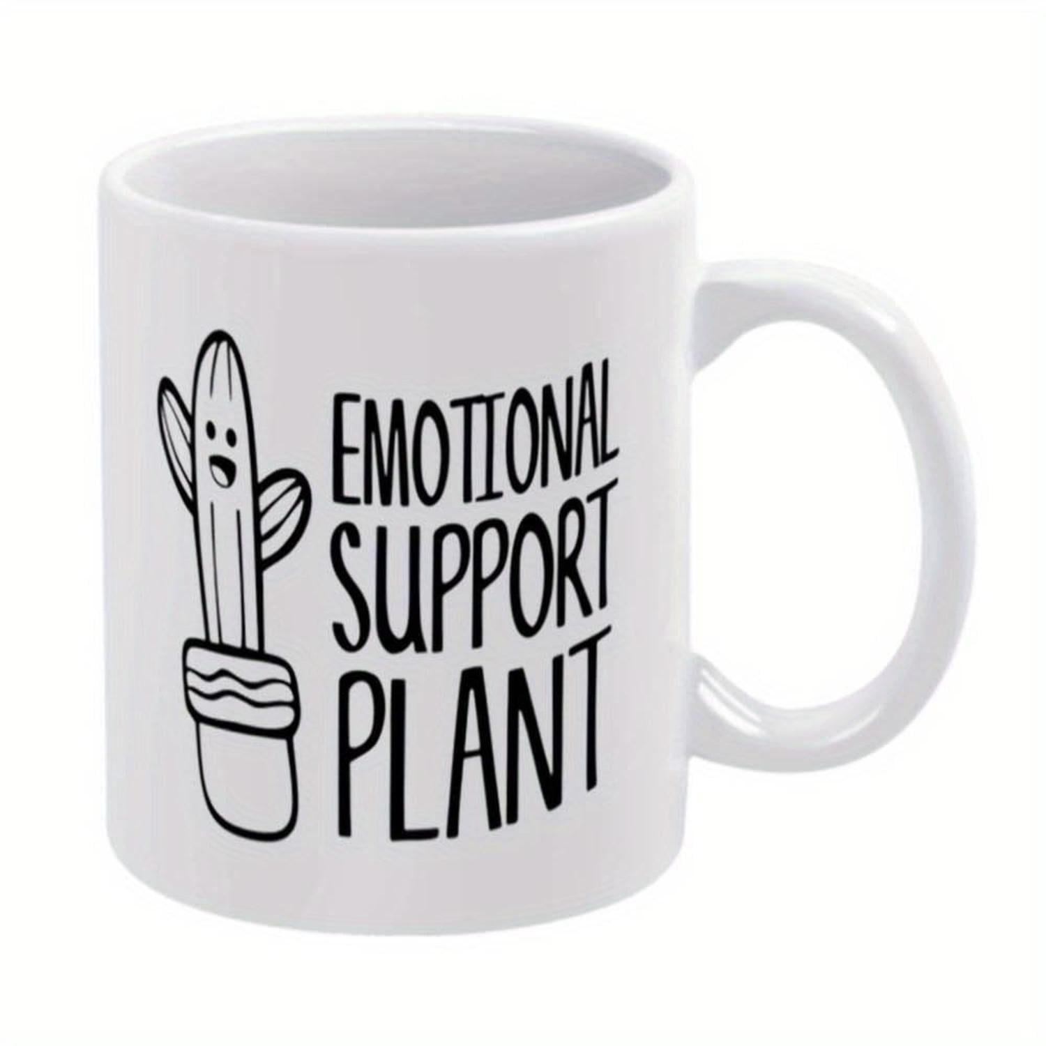 1pc Cactus Text funny mug 11oz ceramic cup coffee cup decorative cup ...