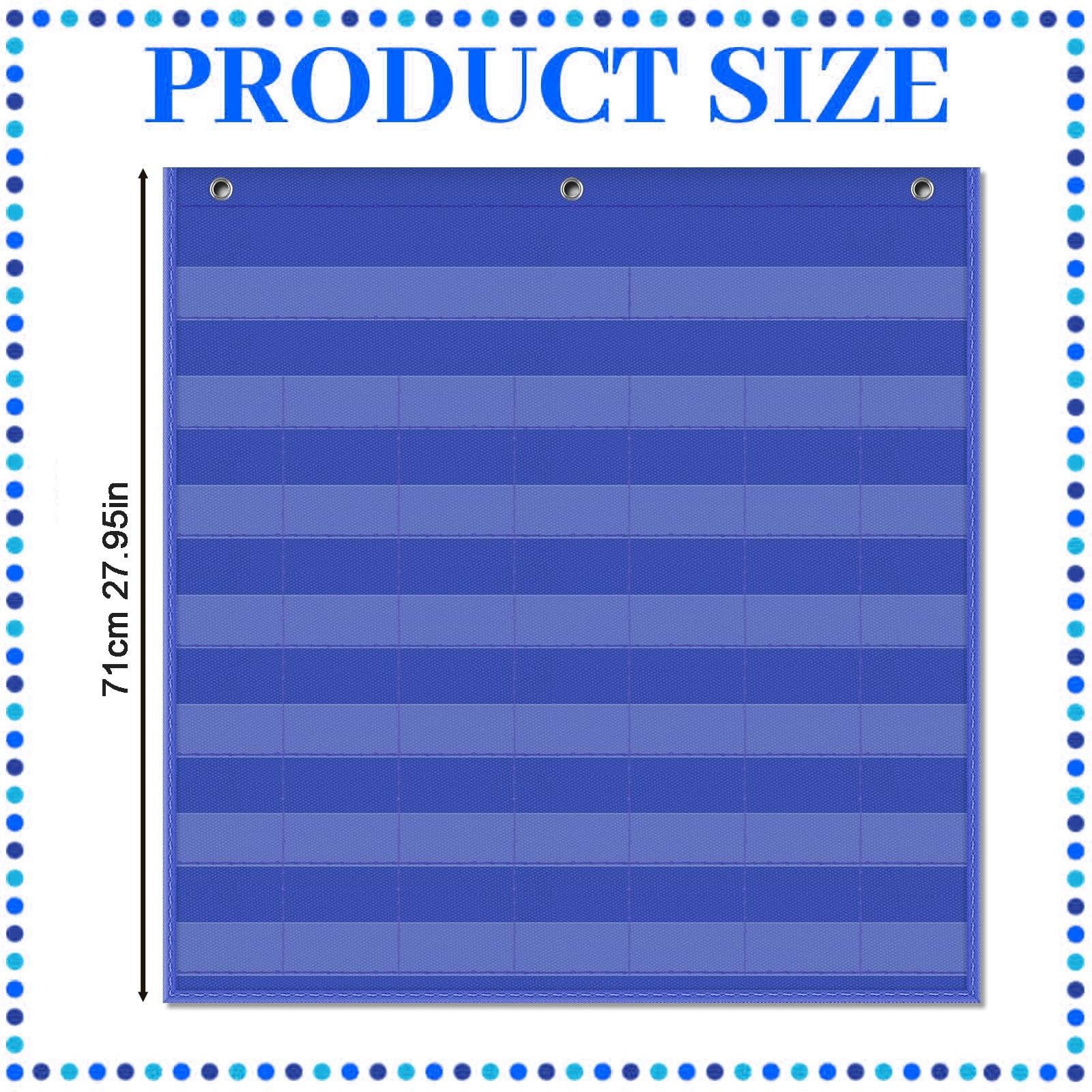 1pc Calendar Pocket Chart, Classroom Monthly Calendar Pocket Chart for ...