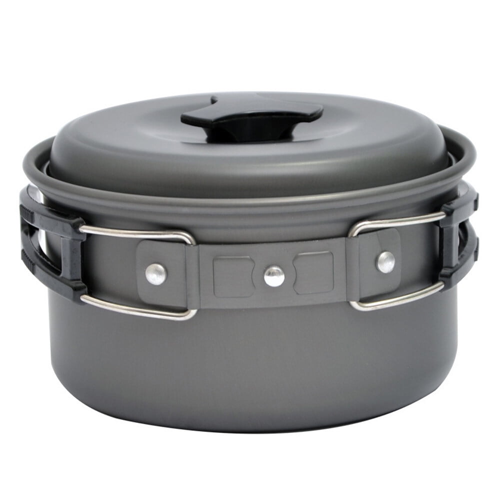 1pc Foldable Camping Cookware Pot Lightweight Cooking Pot Outdoor ...