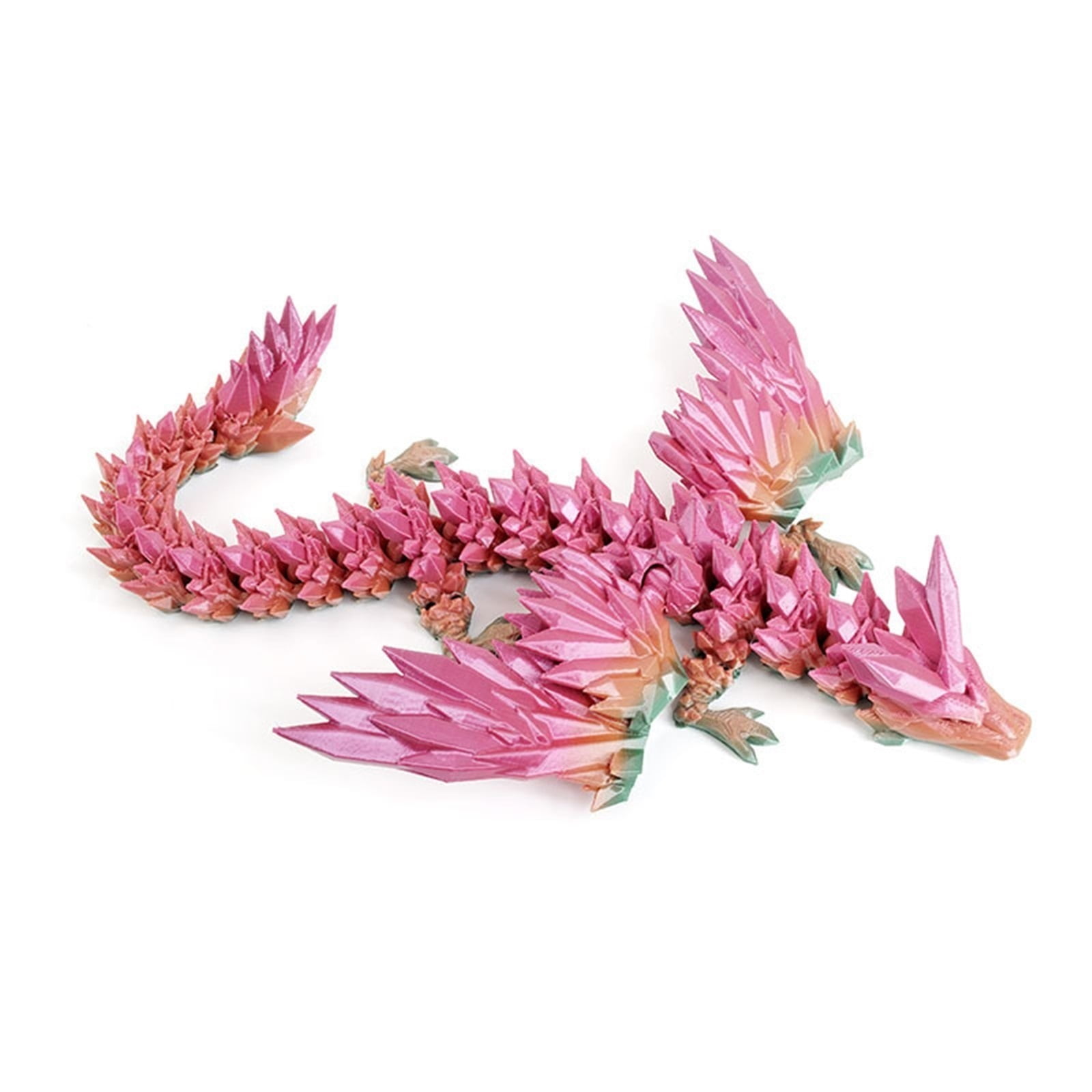 1pc Candy Color Size: 22cm 3D Printed Flying Dragon Joint Dragon Egg ...