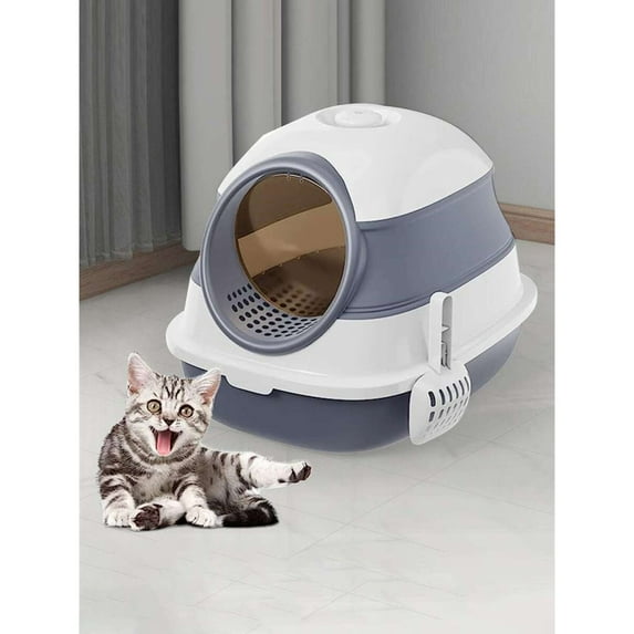1pc Cat Litter Box With Shovel - Walmart.com