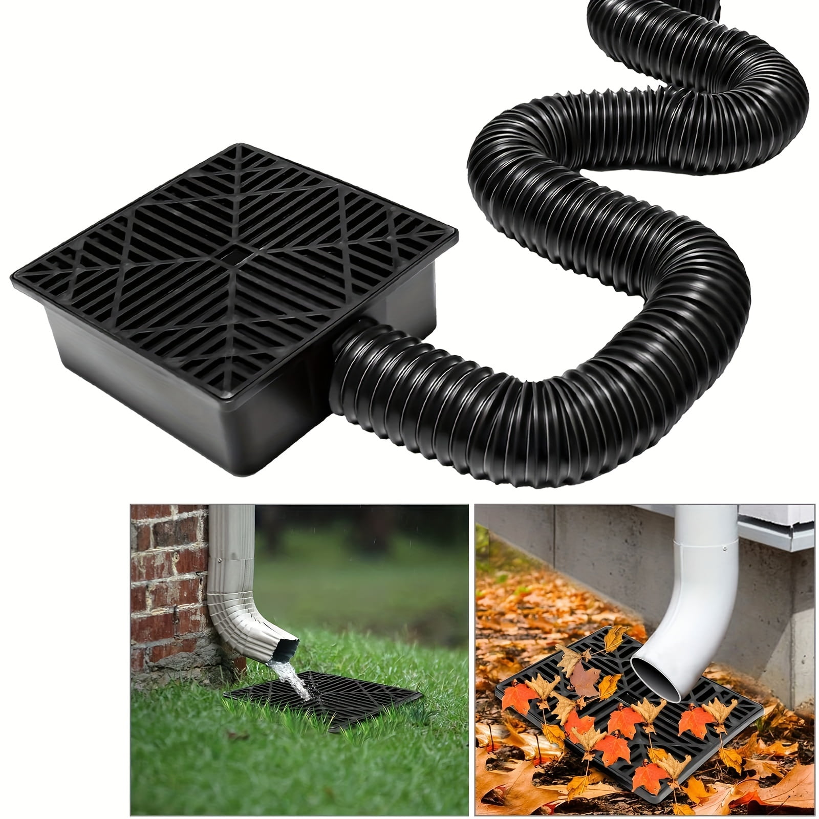 1pc Catch Basin Downspout, Drain Pipe Adapter, Outdoor Sewage Pipe ...