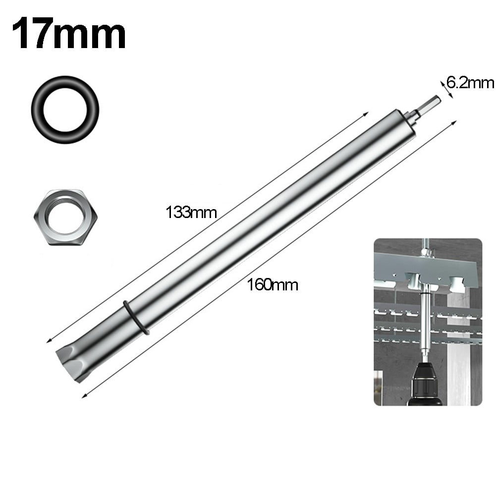 1pc Ceiling Leveling Socket 10/12/13/14/17mm Extended Hollow Nut ...