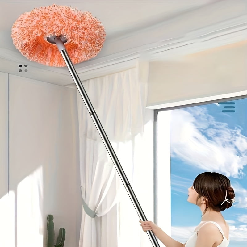 1pc, Ceiling Mop, Dust Removal Mop, Flexible Rotating Floor Mop, Wall ...