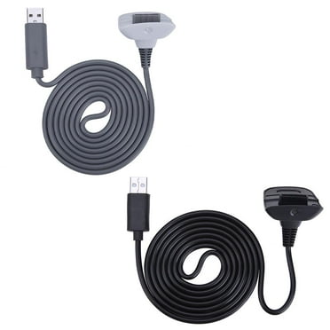 Tomee Controller Charge Cable - Black for Microsoft Xbox 360 - Walmart.com