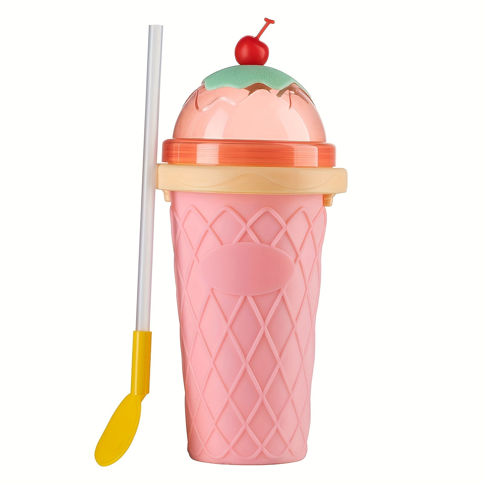 1pc, Cherry Slushie Cup, Slushie Maker Cup, DIY Homemade Squeeze Icy ...