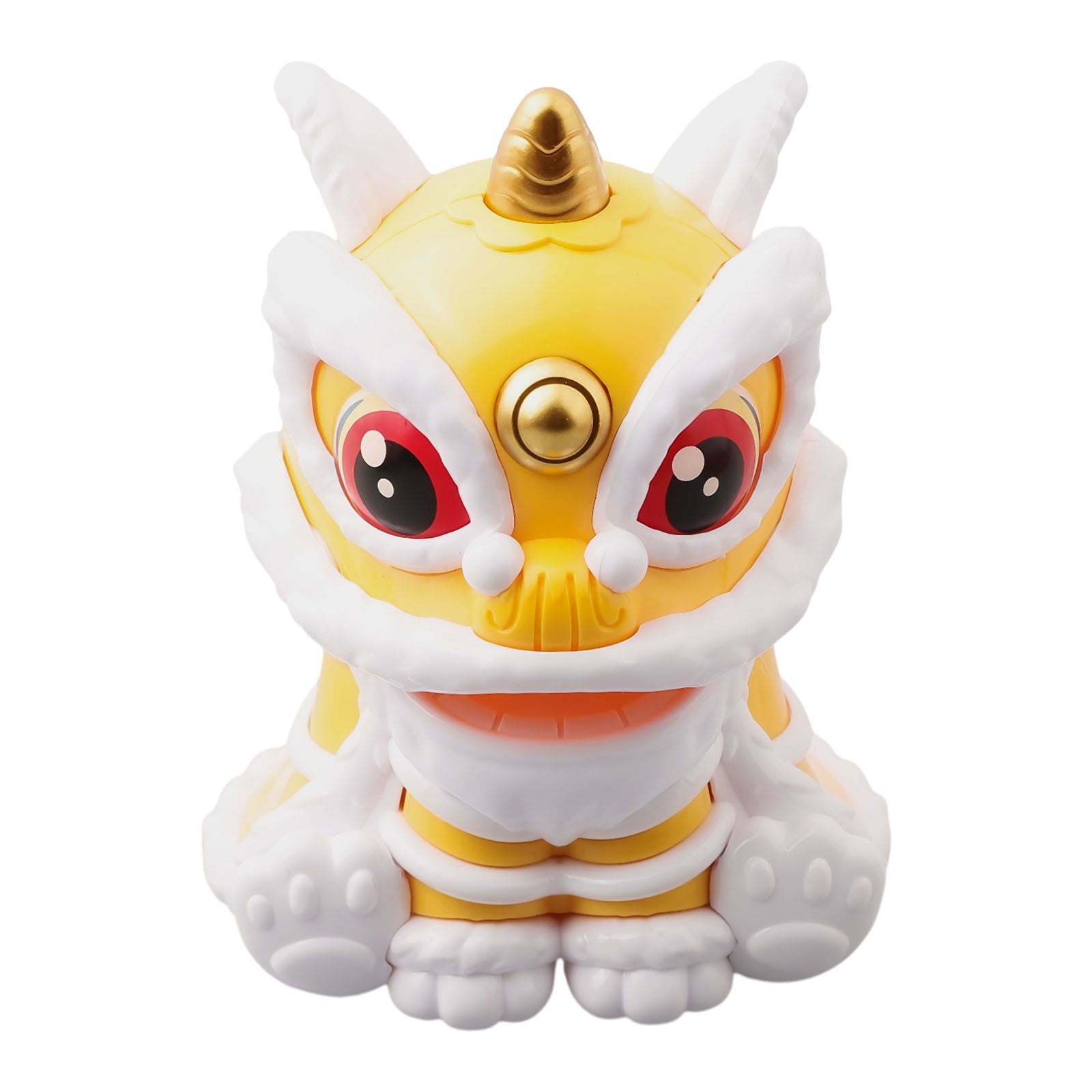 1pc Chinese Style Lion Dance Solar Car Dashboard Ornament For Wealth ...