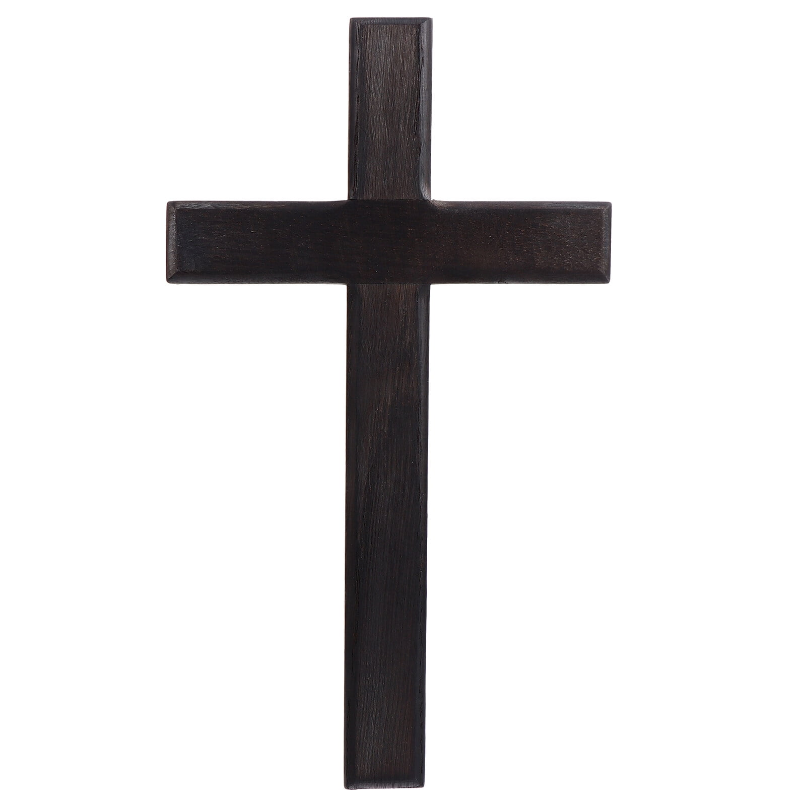 BRIGHTFUFU Cross Pendant Wooden Black For Home Decor 1Pcs 11X6.3X0.8In ...