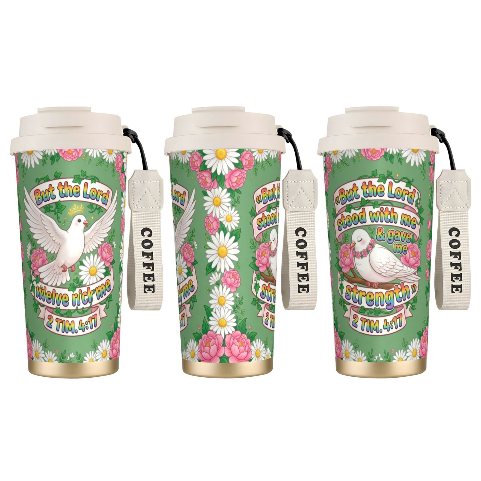 1pc Christianity Coffee Mug, 18oz Leak-proof Insulated Coffee & Tea Cup ...
