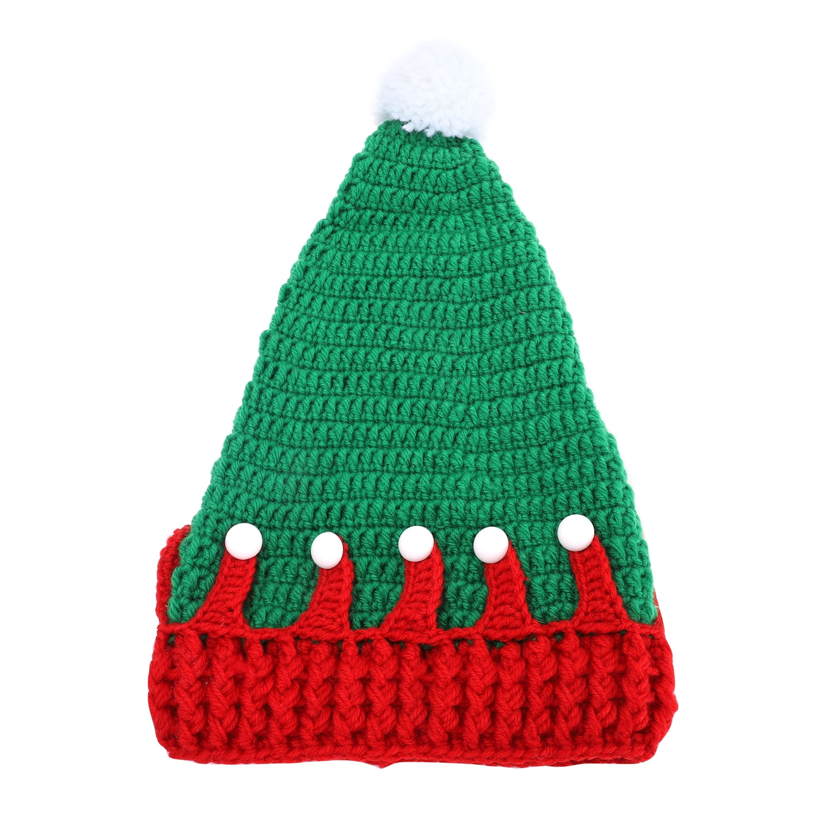 1pc Christmas Knitted Hat Xmas Wool Hat Winter Holiday Warm Hat (for ...
