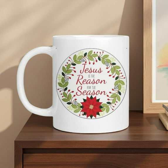 1pc Christmas Themed Ceramic Mug mug coffee cup tea cup 11oz and 15oz ...