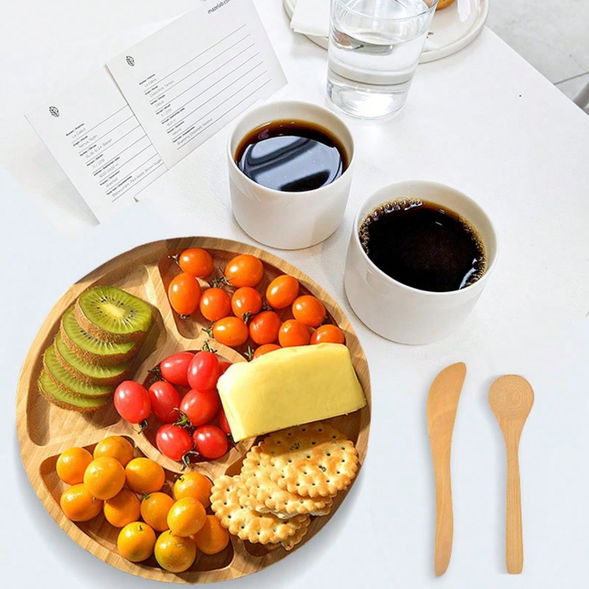 1pc Circular 5-Slot Storage Tray, Ideal For Storing Fruits, Snacks ...